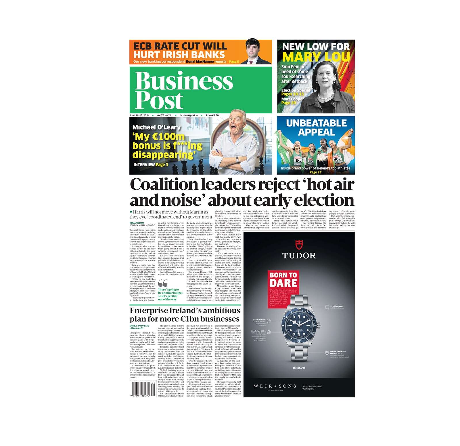 This week: ‘Hot air’ on early election, O’Leary on Musk and Mbappé ...