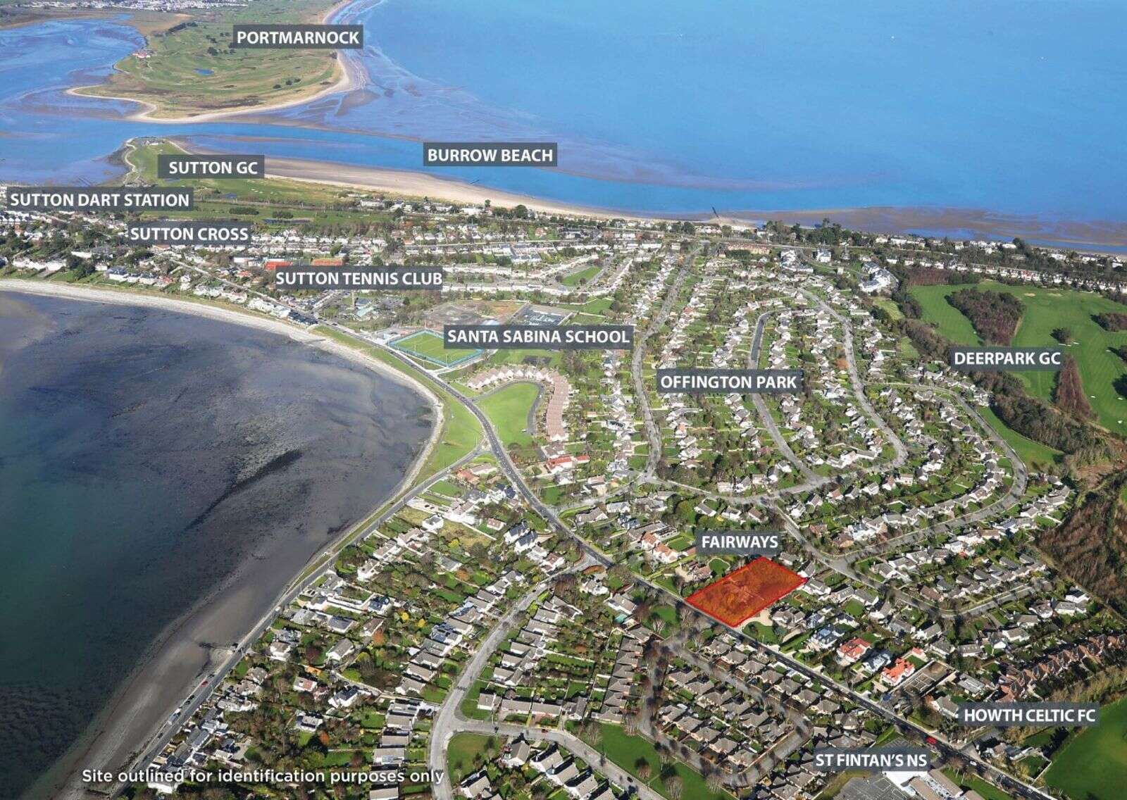 Sutton site with permission for three detached houses up for sale ...