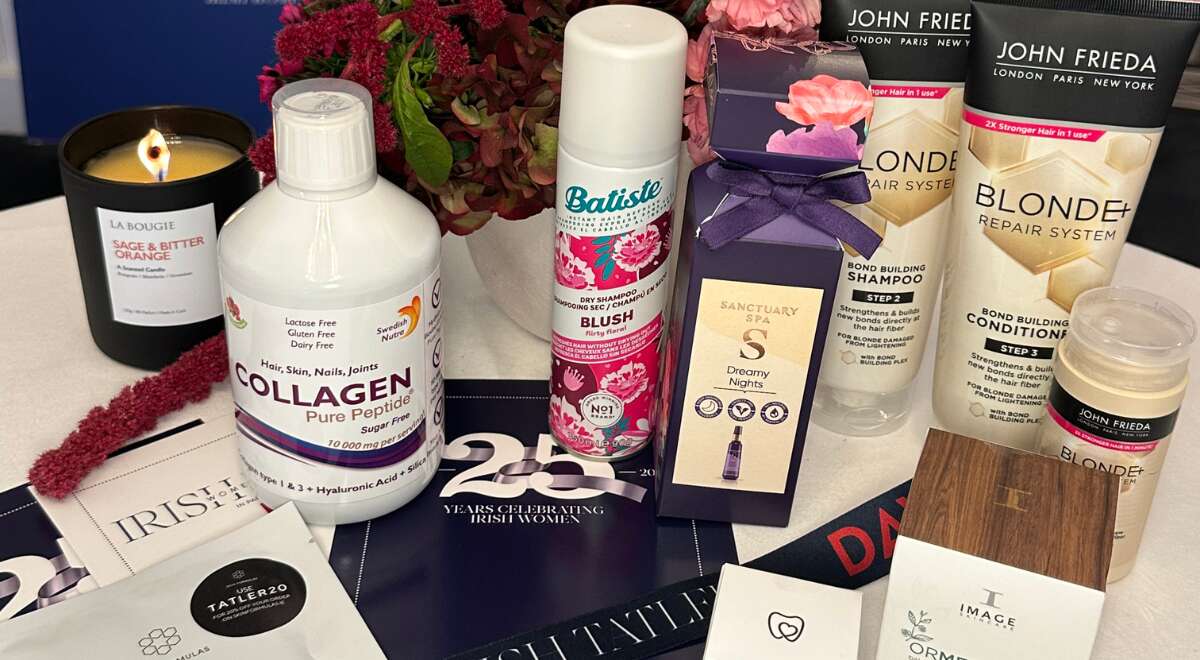 A sneak peek at the luxurious Irish Tatler Women of 2025 goodie bags ...