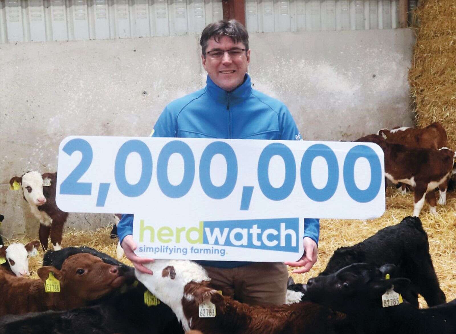 Herdwatch pens in two million calves and 16,000 farmers on its farm ...