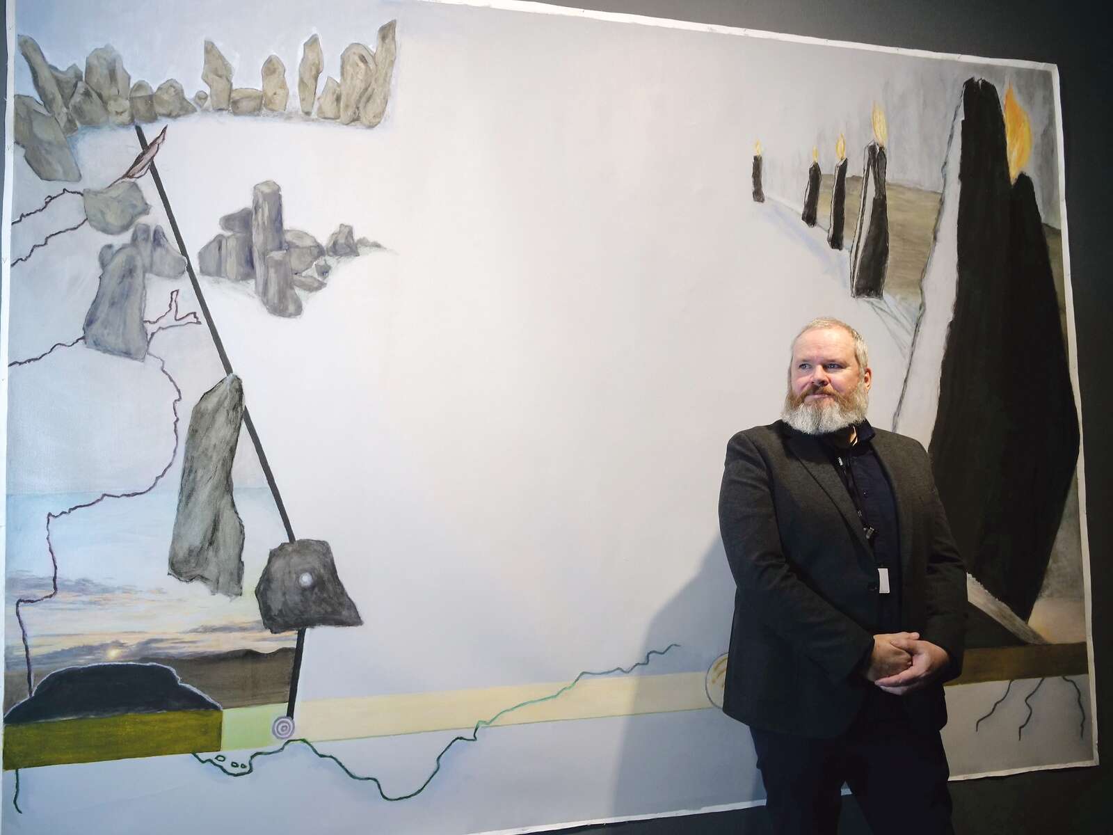 Work of the Week: Dusk (Bands and End-Points) by Jo Baer at IMMA | Business Post