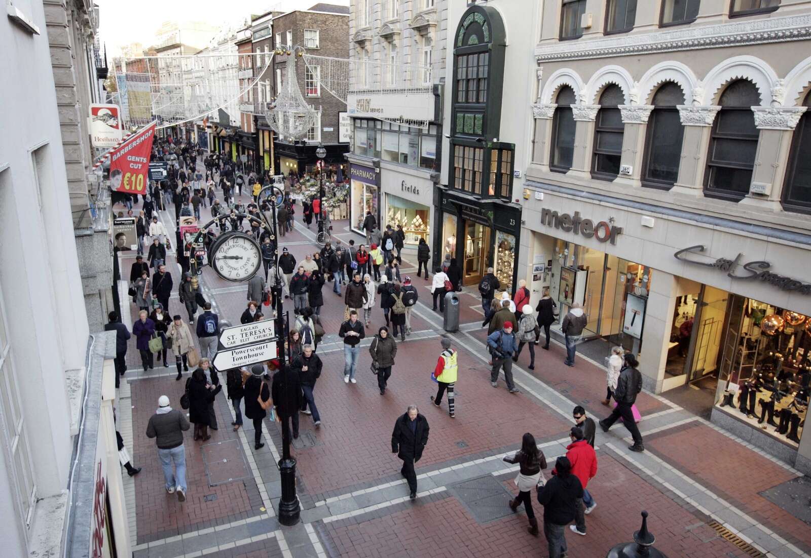 Vacancy rates on Dublin’s high streets fall from ‘double-digit highs ...
