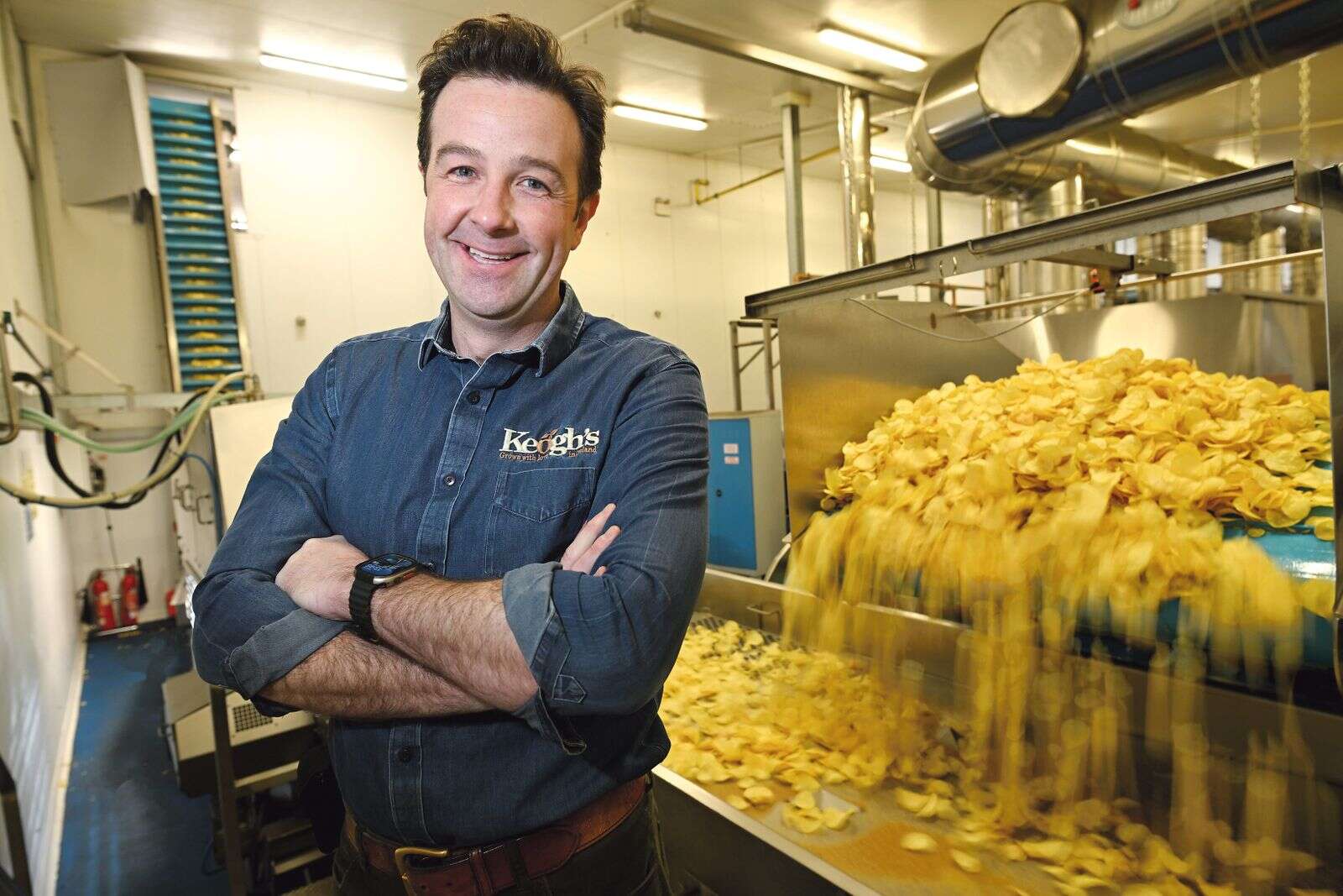 Tom Keogh, founder of Keogh’s Crisps: ‘We put our crisps beside our ...