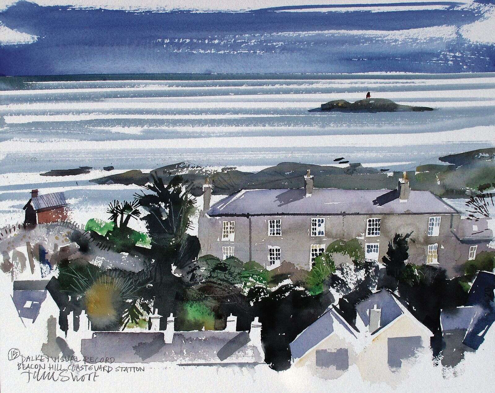 Fine Arts: Capturing the eerie calm of Dalkey under lockdown | Business ...
