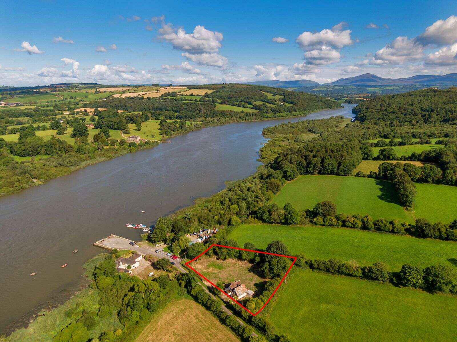 Riverside site with planning permission for two houses comes to market ...