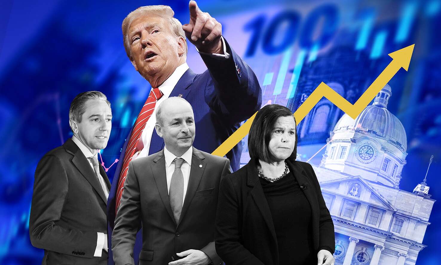 Revealed: The multi-billion Trump-sized hole in Fine Gael, Fianna Fáil and Sinn Féin’s ...